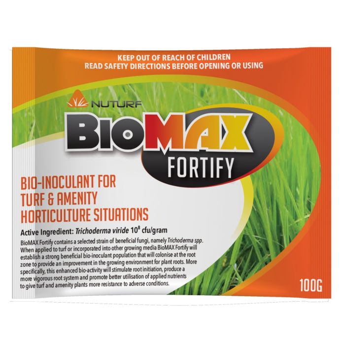 Biomax Fortify Biostimulant 100g | Shop Turf Supplies from Nutuf