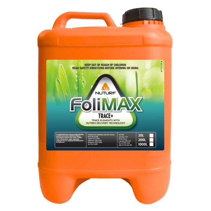 FoliMAX Trace+ Fertiliser | Shop Turf Supplies Online with Nuturf
